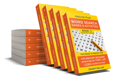 Word Search Games and Activities Book Series - English Plus Podcast