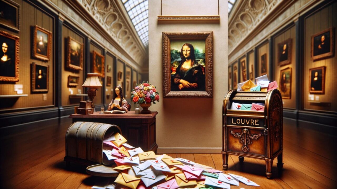 The Mona Lisa's Secret Mailbox: A Love Story at the Louvre - English ...